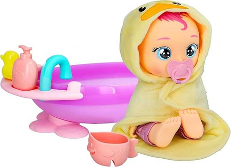 Cry Babies Newborn My First Bath Zoe — интерактивный набор