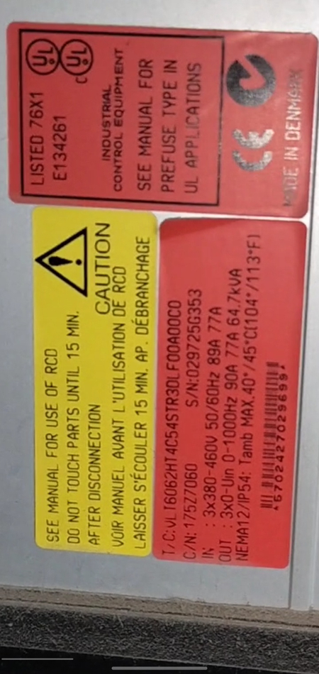 Invertor Danfoss vld 6000