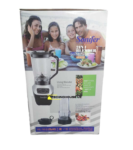 Блендер Sonifer SF-8128 1,5 л / 1500 Вт 2 в 1 blender