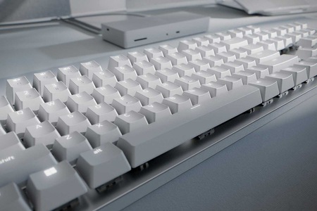Клавиатура Razer Pro Type Ultra - US Wireless White Yellow switch