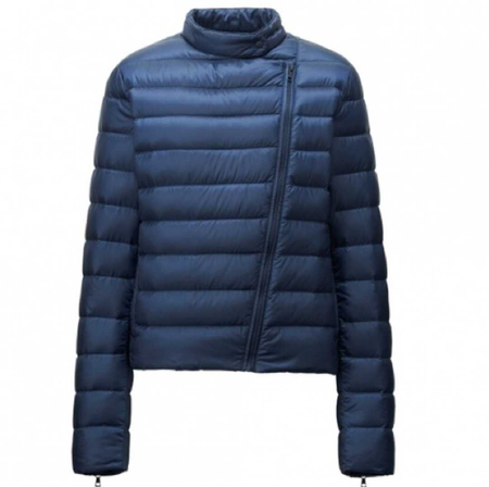 байкерская куртка пуховик косуха от Uniqlo S