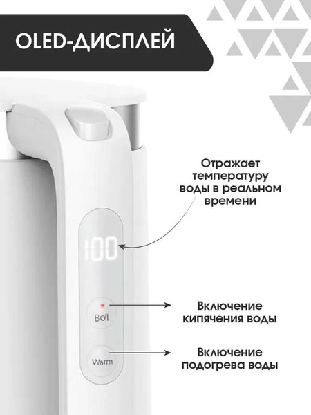 Чайник электрический Xiaomi Mi Smart Kettle Pro Global Elektr choynak