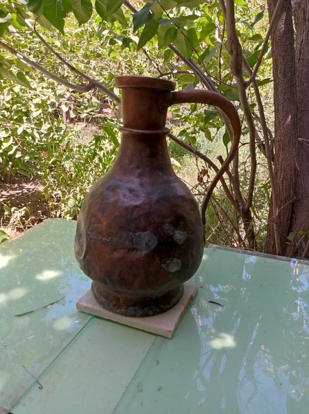 Рукомойник старинный медный  4 литра..