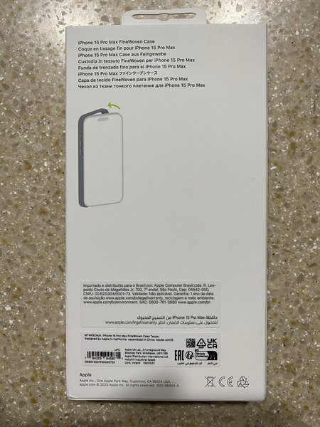 iPhone 15 pro max оригинальный чехол finewoven
