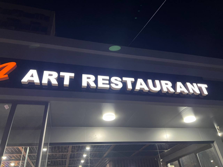 Reklama xizmati bukva baner наружная реклама баннер буквы