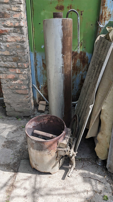 Титан с очагом б/у