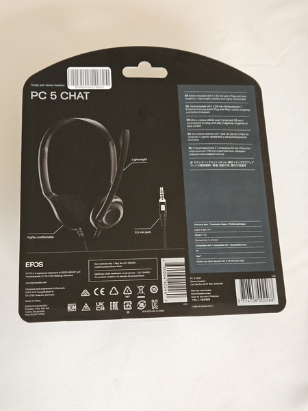 Гарнитура Sennheiser PC 5 CHAT / EPOS PC 5 CHAT, 3.5mm наушники