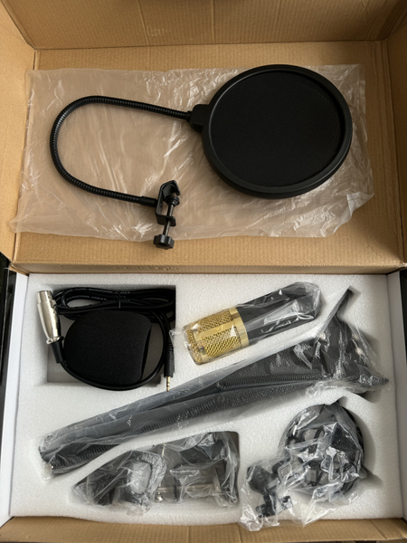 Микрофон/BM-800/конденсаторный/mikrofon bm-800/Gold