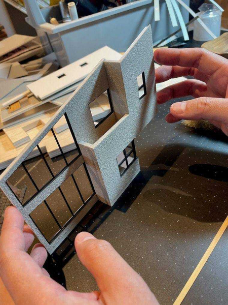 Изготовление макетов и лазерный резка  ajou university arcitectury