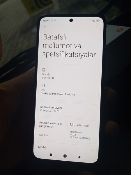 Redmi note 11 64 hotira