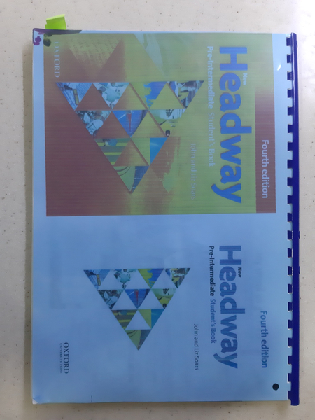 Headway pre-intermediate student's book, workbook 2in1