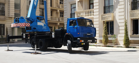 Автокран хизмати ( услуга Автокран ) 25 тон 28м