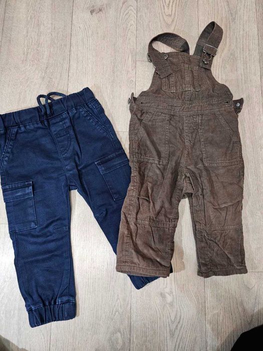 Штаны H&M, комбинезон Zara, штаны lc waikiki на мальчика 9-12 месяцев