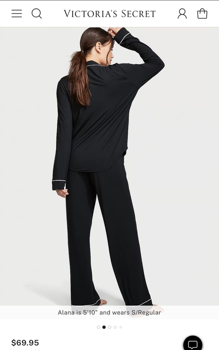 Пижама Victoria’s Secret S regular