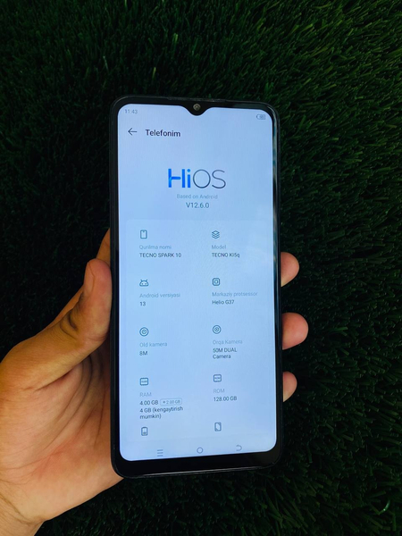 Tecno Spark 10 sotiladi 128/8Gb