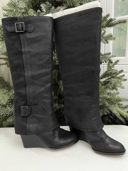 Новые сапоги Vince Camuto, кожа, танкетка, размер 39,5-40 (США)
