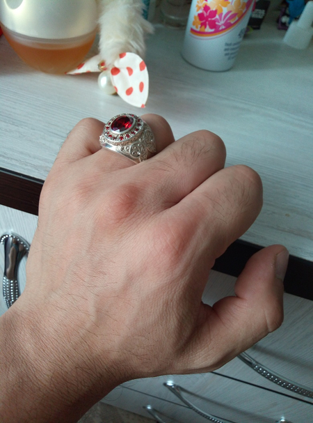 Серебряный перстень кольцо