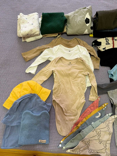 Детские вещи 1-2 года пакетом HM, UNIQLO, корейские и российские