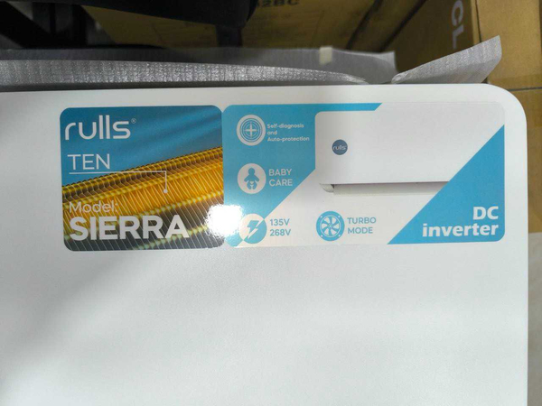 Кондиционер Rulls 12 - 18 DC Inverter/Low Voltage/С теном/ АКЦИЯ