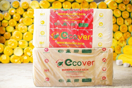 Ecover steklovata, minivata, стеклавата оптим