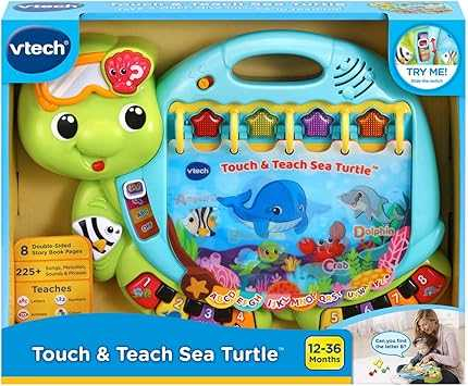 Интерактивная обучающая книга VTech Touch and Teach Sea Turtle.