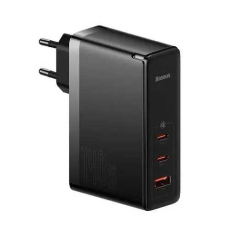 Зарядное устройство Baseus GaN5 Pro 2C+U 140W EU + кабель Type-C