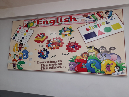 Ingliz tili plakat maktab uchun