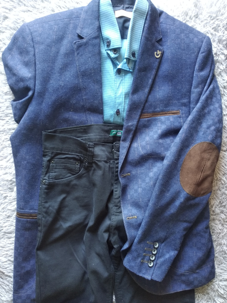 Костюм тройка готовый look в офис
