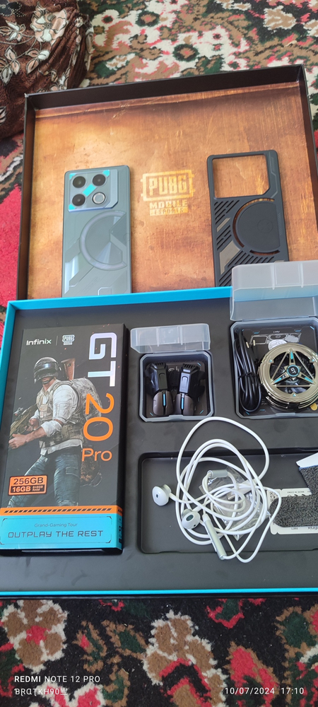 Infinity GT 20 pro 1 yillik garantiyasi bilan..