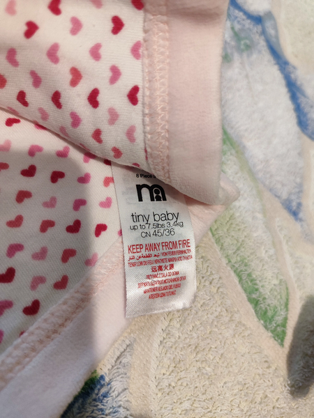Комплект для девочки, Mothercare до 3.5 кг