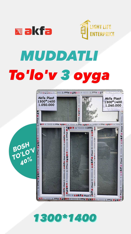 Окна АКФа на заказ