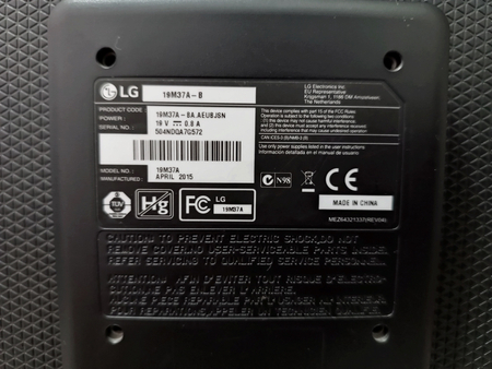 Продается Монитор LG 19M37A-B