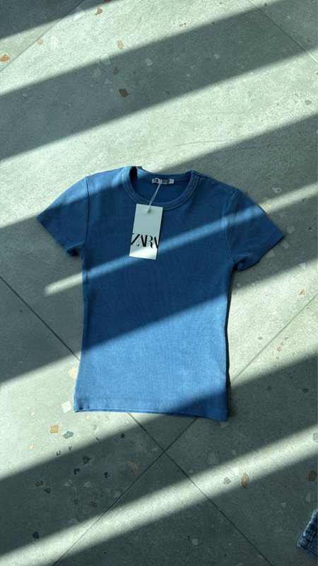 Топ в рубчик Zara
