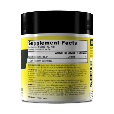 Con-cret Creatine HCl Powder 60servс