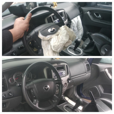 remont airbag.  pechati bilan