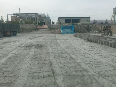 Шлака блок цех 18,5 сотих, йўл бўйида