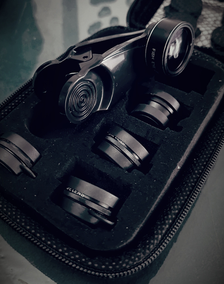 Mobile photo set telephone