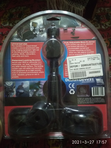 Delkin device. Присоска для камеры. Kamera uchun moslama