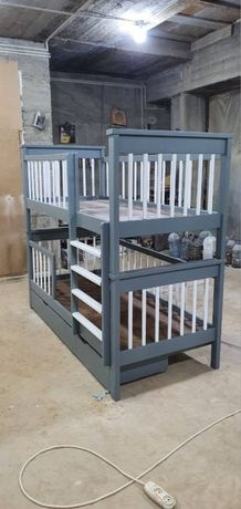Двухэтажный кровать для детей и взрослых