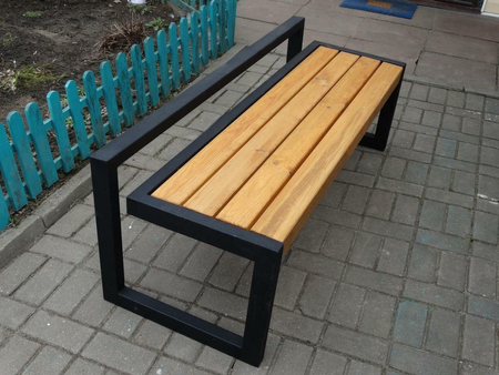 Скамейка лофт металлические