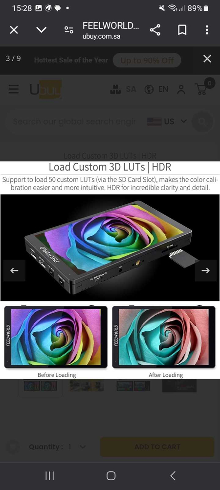 Feelword 7pro monitor