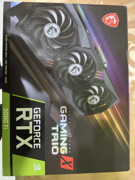 MSI 3080 ti gaming x trio