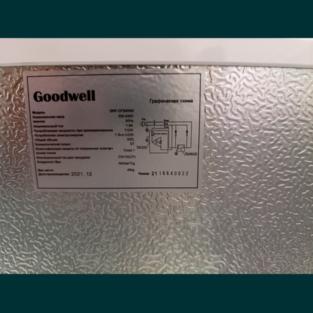 Морозильник Goodwell 300L