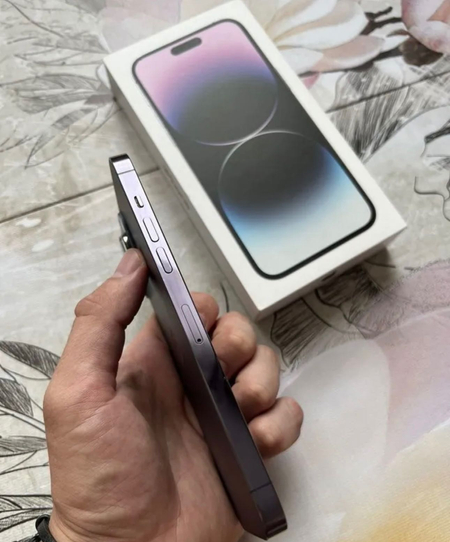 iPhone 14 Pro Max 256Gb ZA/A 2 талик симкарта  цвет Dеер Рurplе