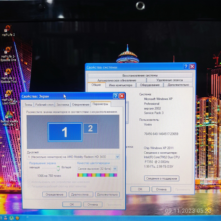 Packard Bell Notebook+SmartTV+DVD  4 in 1 (Win7+WinXP+Android8.1).