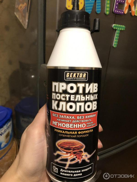 Средство Gektor против постельных клопов