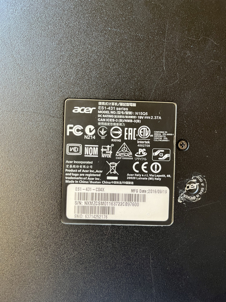 Notebook acer 4/500 сотилади