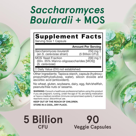 Jarrow soccharomyces Boulardii +Mos