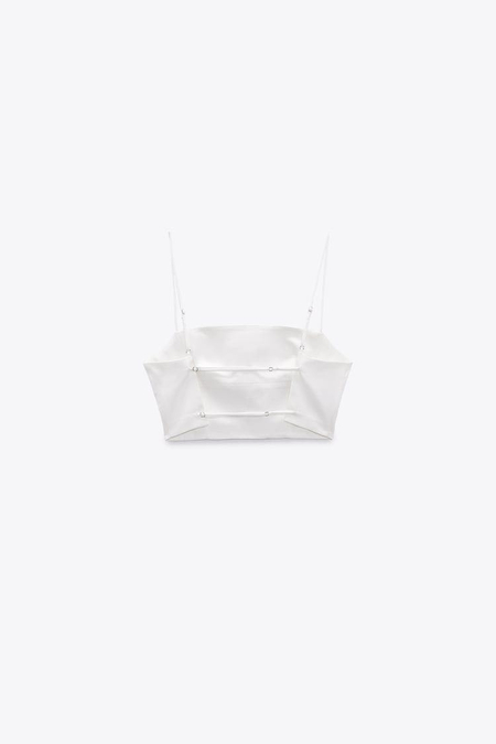 Льняной топ Zara, новый с биркой