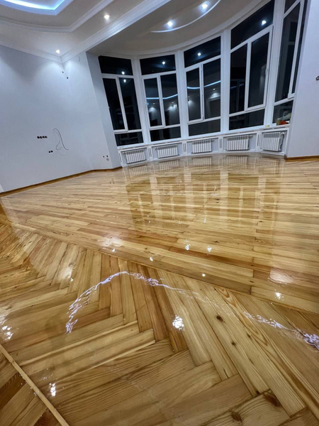 Шлфовка пол паркет